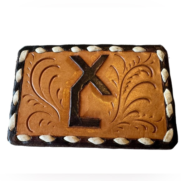 Handmade | Accessories | Vintage Western Cowboy Branding Xl Leather ...